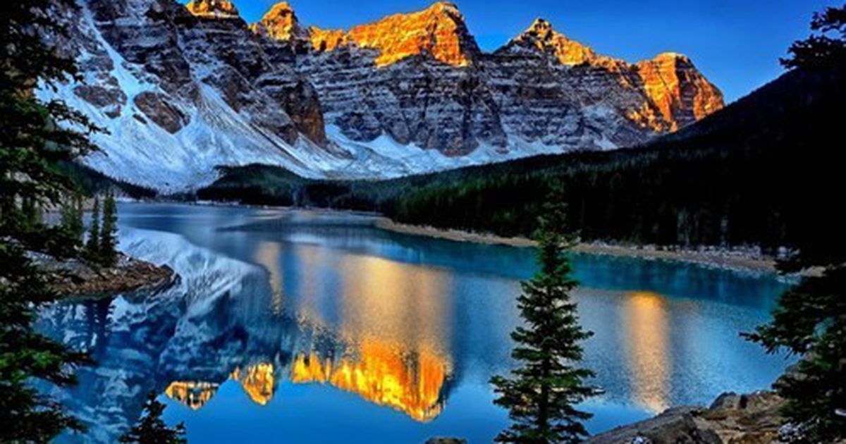 Hồ Moraine: Bức Tranh Thiên Nhiên Tuyệt Mỹ Ở Canada